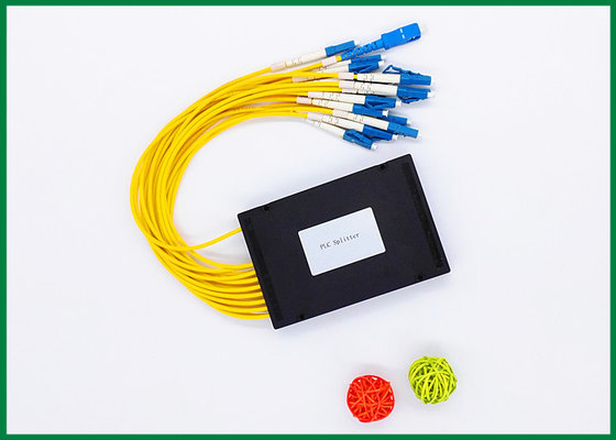 1x16 Passive Fibre Optic Cable Splitter ABS Box Module For EPON / GPON , GR-1209 Standard