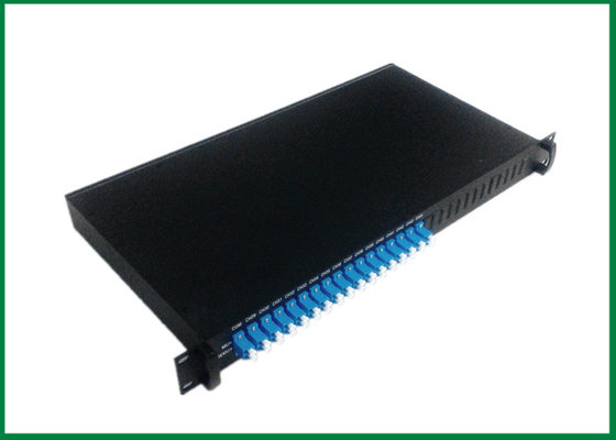 C Band Fiber Optic DWDM 48 Channel with LC / UPC Duplex Connector , 100G Space