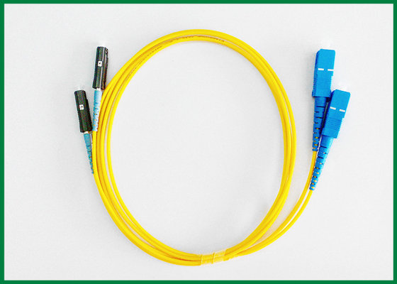 MU To SC Fiber Optic Patch Cord / Optical Patch Cord Jumper For Optical Transmission