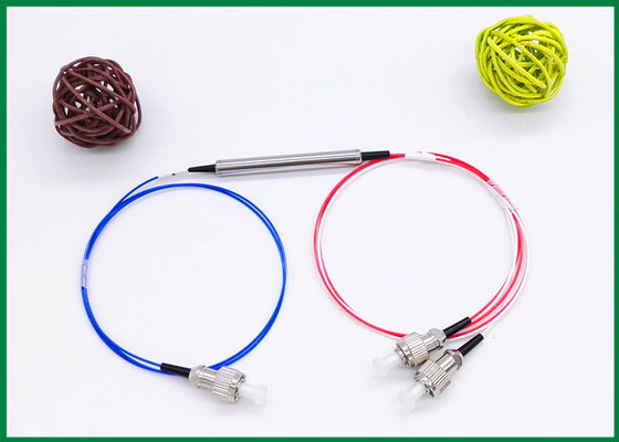 3 Ports 1310nm SM Fiber Optic Circulator , SMF O Band Micro-optic Circulators