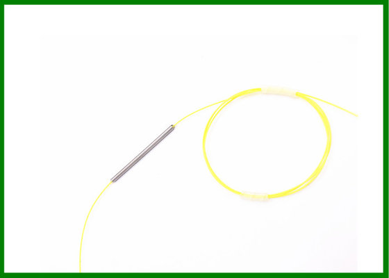 Yellow Single Mode In - Line Fiber Optic Attenuator Without Connector