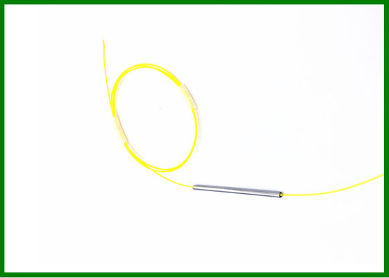 Yellow Single Mode In - Line Fiber Optic Attenuator Without Connector