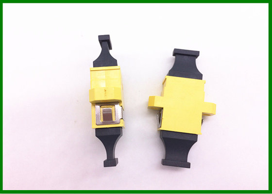 Yellow 12 cores 24 cores Fiber Optic Adaptor , Optical Fiber Adapters RoHS