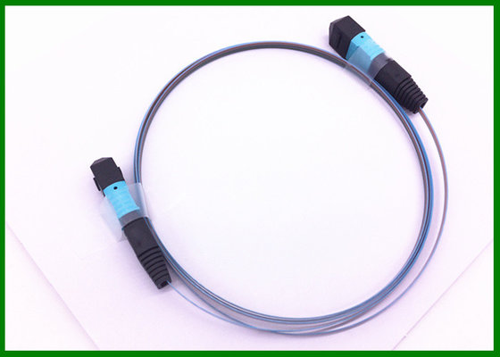 MTP Optical Jumper Simplex Fiber Optic Patch Cord 24 Ribbon Fiber