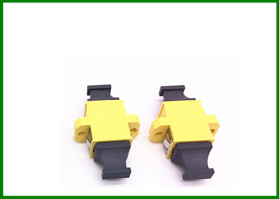 Yellow 12 cores 24 cores Fiber Optic Adaptor , Optical Fiber Adapters RoHS