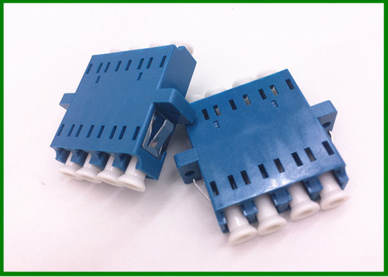 SM Quad size Blue optical fiber adapter for optical networking wiring