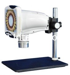 China 9 Inches HD Screen LCD Digital Microscope Four Zone Led Ring Lighting Control factory