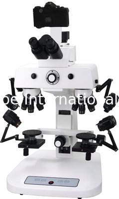 China Trinocular Forensic Comparison Microscope with Sextuple Nosepiece factory