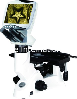 China Digital LCD Inverted Metallurgical Microscope with 4 Infinite Plan Achromatic Objective factory