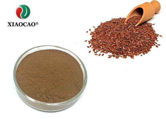 Common Flax Seed Powder / Flax Lignans Extract 20% Prevent Blood Clots