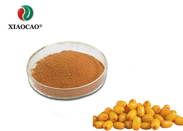 Fine Light yellow Organic Sea Buckthorn Powder 80 mesh Sweet Taste