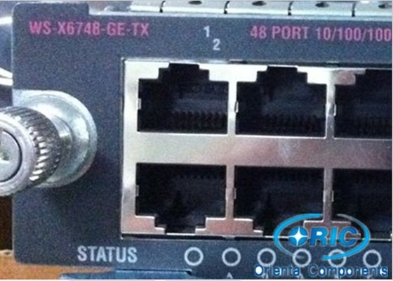 Refurbished Telecom Equipment Cisco WS-6748-GE-TX For Data Center and Server Farm
