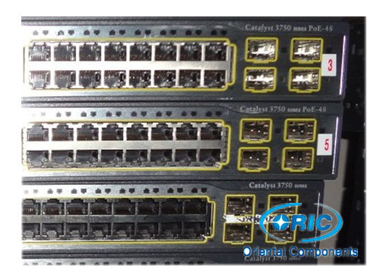 CISCO WS-C3750-48TS-S SWITCH 48 Ethernet 10/100/1000 ports Refurbished Telecom Equipment