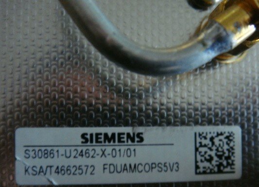 Telecom Siemens Base station / transmission / switch equipment S30861-U2462-X-01/01 KSA/T4662572 FDUAMCOPS5V3 for e
