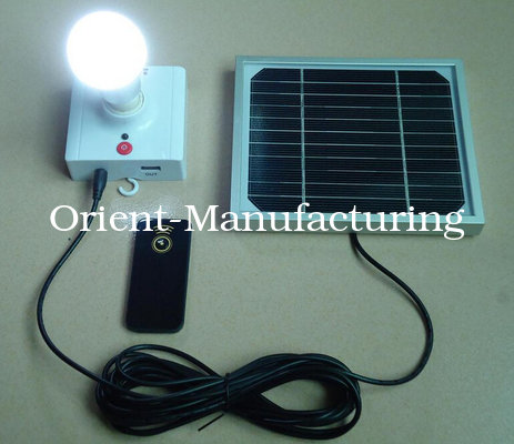 solar lighting with 3W LED bulbs with remote control functions ,diimable LED lights