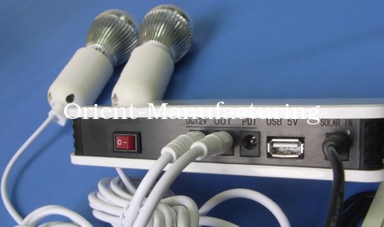 portable  solar power system Lighting Africa free power to load with LED DC bulbs and USB mobile charging