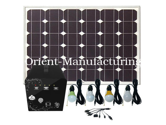 Solar power home system 80W for TV/ Satellite receiver , LED lighting, radio using