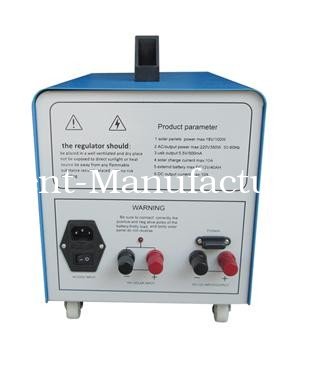 Off grid solar power system 50W with 300W inverter for AC output and DC output