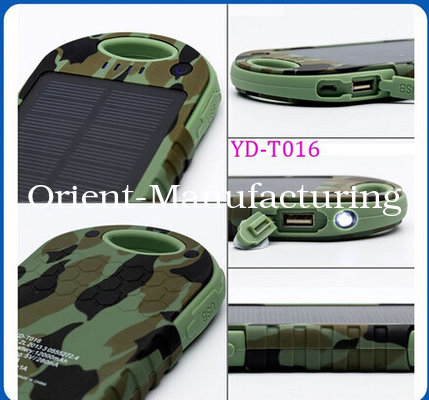 Manufaturer/OEM Solar Power Bank Charger 12000mAh Waterproof IPX6 Christmas Promotion