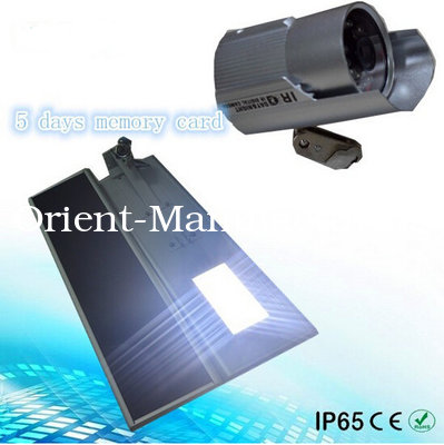 30W 30W integrated solar street light including camera LiFePo4 battery