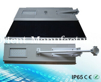 Free power 5W-60W outdoor LED all in one/integrated solar street light factory price