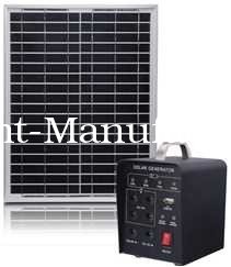 portable solar power lighting system with USB charger, 2lamps