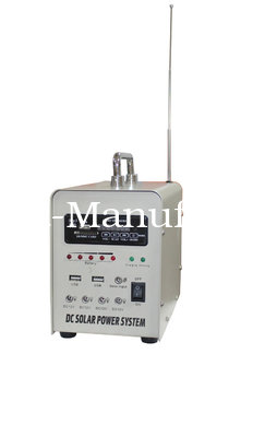 portable solar power lighting system with USB charger, 2lamps