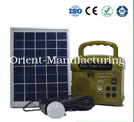 Portable DC solar Lighting kit green energy solar power system