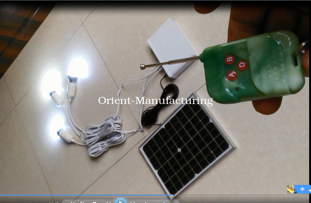 solar power systemwith remote controller 50meter, solar lighting africa CE/IEC portable solar system