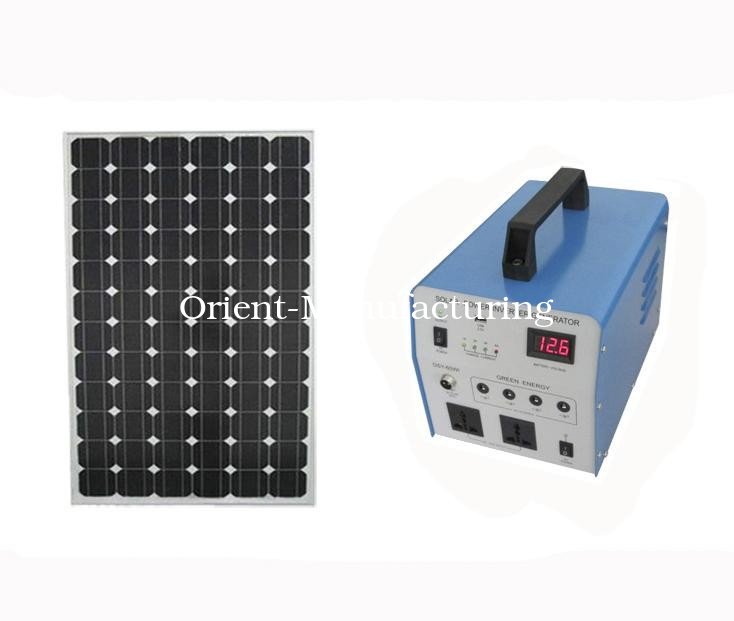 solar off grid portable solar power system multi-function 80W/100W with inverter AC output
