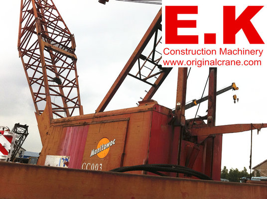 China 210ton used original America Manitowoc crawler crane machinery (4100W) manufacturer
