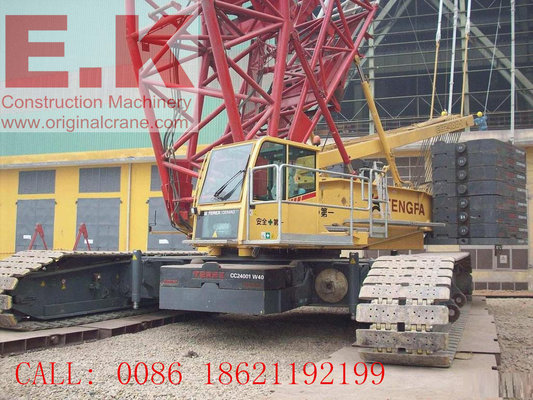 China Used Gemany 400ton Demag Terex crawler crane (CC2400-1) manufacturer