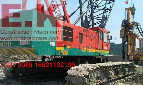 China Hitachi used original 150ton crawler track crane (KH700-2) manufacturer