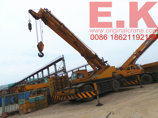 China Right Hand Drive Japanese kato 45ton rough terrainc crane truck crane (KR45H-IIIL) manufacturer