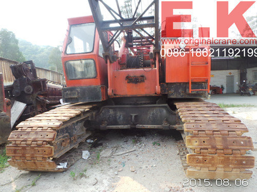 China 100ton Japanese IHISCE hydraulic crawler crane construction machinery track crane, hoist manufacturer