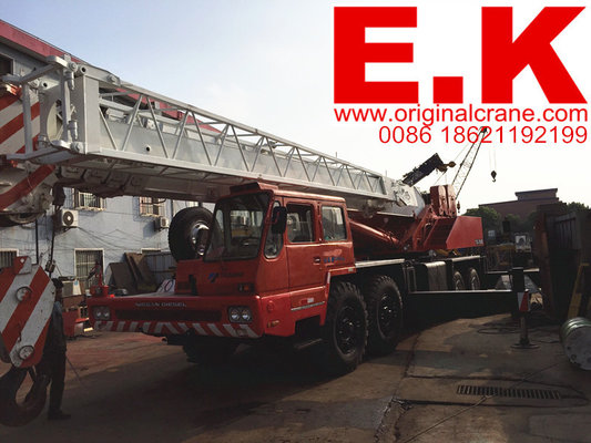 China Japanese Tadano truck crane mobile crane boom truck crane 70ton capacity hoist (TG700E) manufacturer