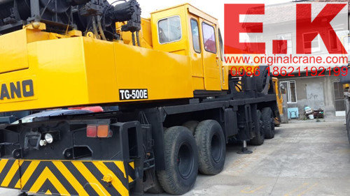 China Hydraulic crane 50ton Original Japan Tadano jib Crane, 50ton, 70ton, 150ton crane manufacturer