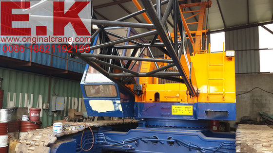 China lattice boom crawler crane track crane 55ton, 50ton used kobelco crane manufacturer