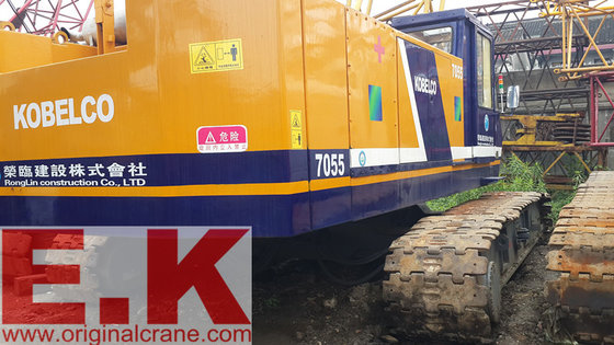 China 1996 Year kobelco crawler crane 50ton lattice boom crawler crane track crane manufacturer