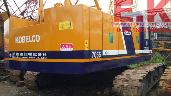 China Japanese kobelco crawler crane track crane 7055 lifting equipment hoist crane manufacturer