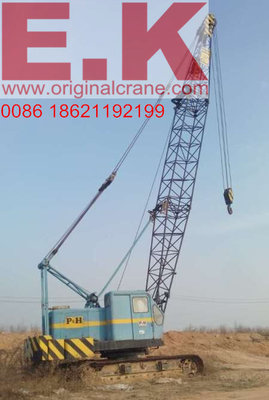 China 40ton crawler crane Lattice boom crawler crane P&H Japanese brand Good condition cheap pri manufacturer