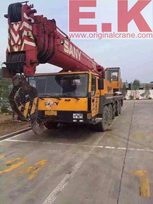 China 100ton used SANY hydraulic truck crane (STC1000) all terrain crane jib crane manufacturer