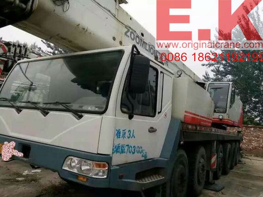 China ZOOMLION 130ton hydraulic truck mobile crane construction hoist ( QY130H) manufacturer