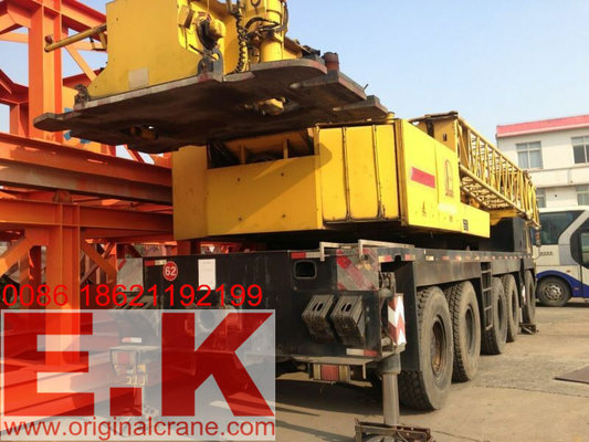 China KRUPP 150ton Germany all terrain mobile crane construction equipment (KMK5150) manufacturer