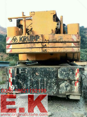 China 80 TON KRUPP AT CRANE hydraulic mobile crane truck jib crane boom crane (KMK4080) manufacturer