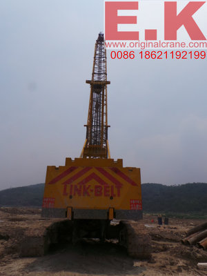 China 80t Japan Sumitomo hydraulic lattice boom crawler track crane lifting crane(LS218RH) manufacturer