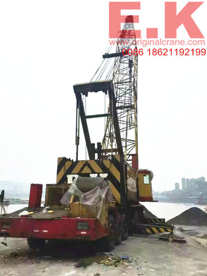 China Used Japanese P&H 250ton Lattice boom truck crane manufacturer