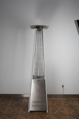 Decorative Square Glass Tube Patio Heater 8kW All Weather Protective