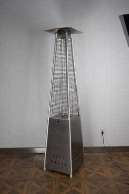 Portable Stainless Steel Glass Tube Patio Heater With Piezo Electronic Ignition