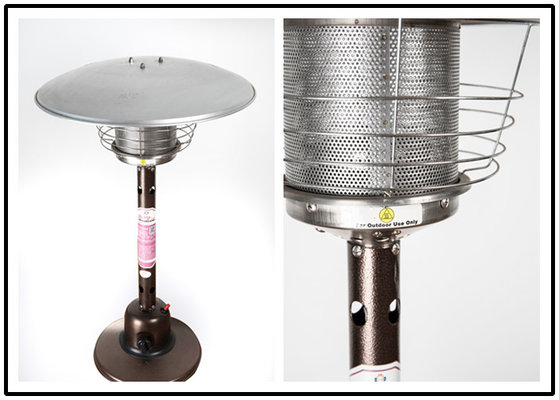 Mushroom Powder Coated Patio Heater Floor Standing Electric Patio Heater 2250mm